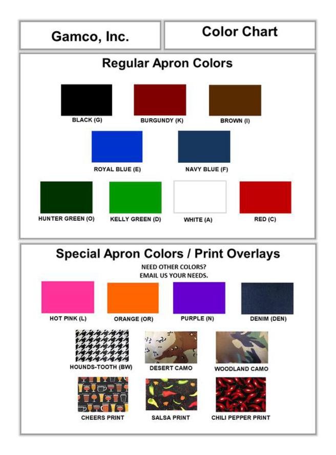 Color Chart